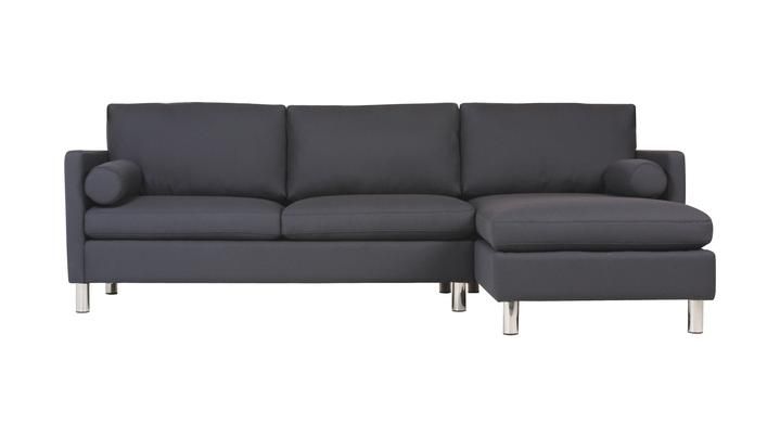 Van Gogh Designs Watford Royce Gunmetal Fabric Sectional | Marshall's ...