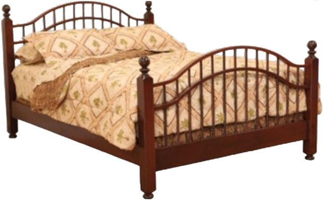 Members Amish Customizable Heritage Woodcrafters Luellen King Double ...