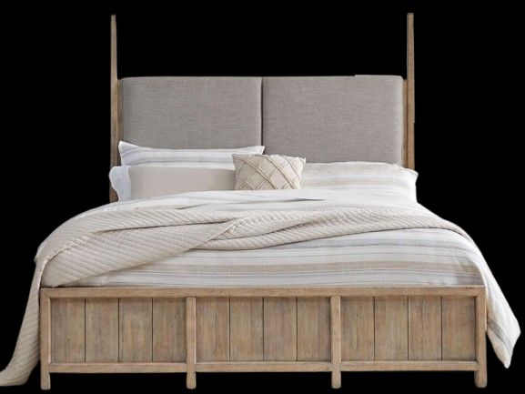 Liberty Furniture Proximity Place Barley Buff Queen Poster Bed | Big ...