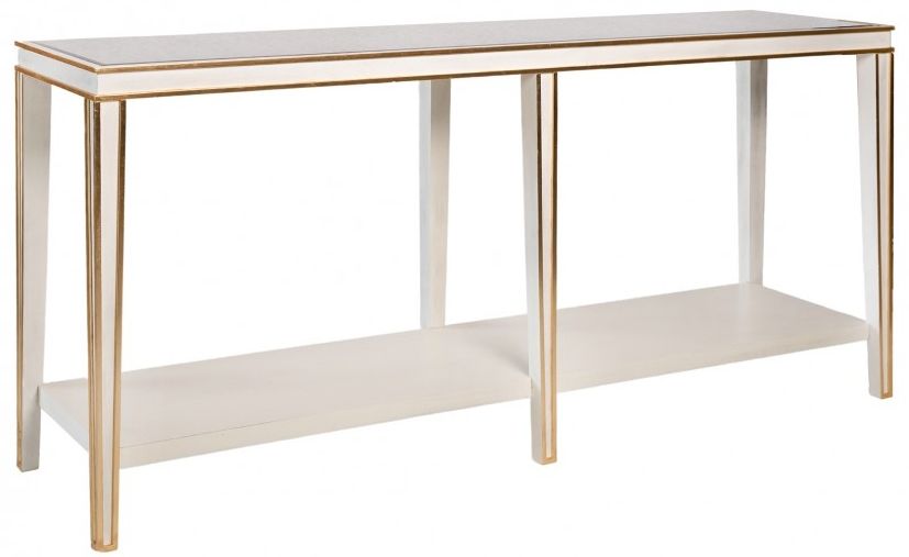 Ella Home Lilly Antique White Console Table | Miskelly Furniture