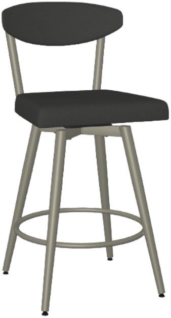 Amisco Customizable Wilbur Upholstered Swivel Counter Stool | Colder's ...