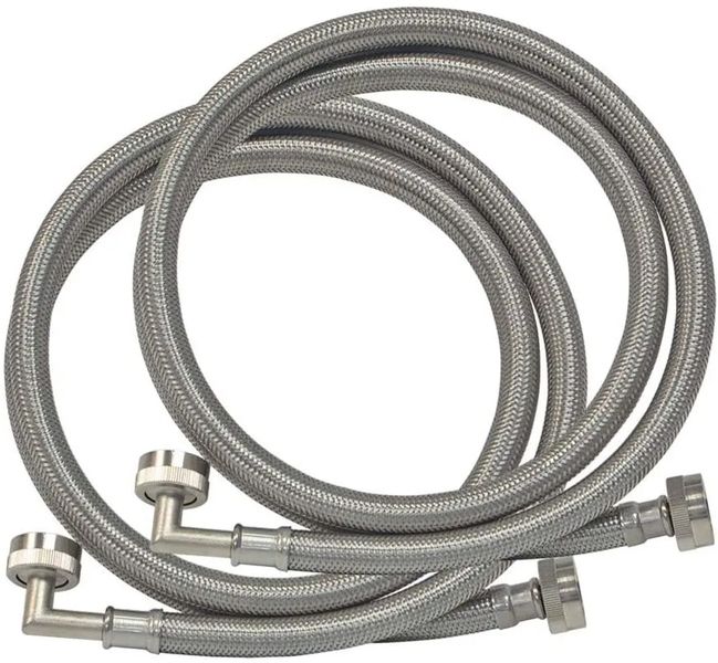 Stainless Braided Washer Hose Pair | Famous Tate | Tampa, FL
