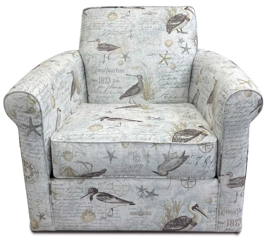 Luke Home Southport Pelican Surf Swivel Glider Emerson s Furniture Brattleboro VT