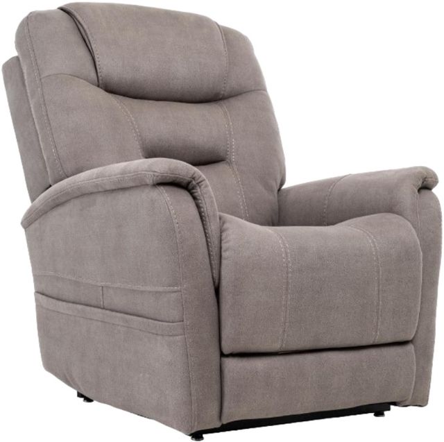 Mega Motion Stonewash Dove Power Recliner with Lift Function | L.V ...