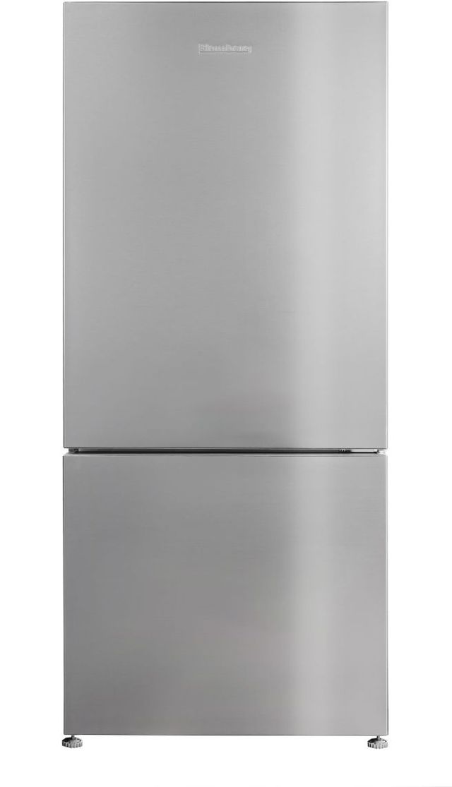 Blomberg 16.1 Cu. Ft. Stainless Steel Counter Depth Bottom Freezer ...