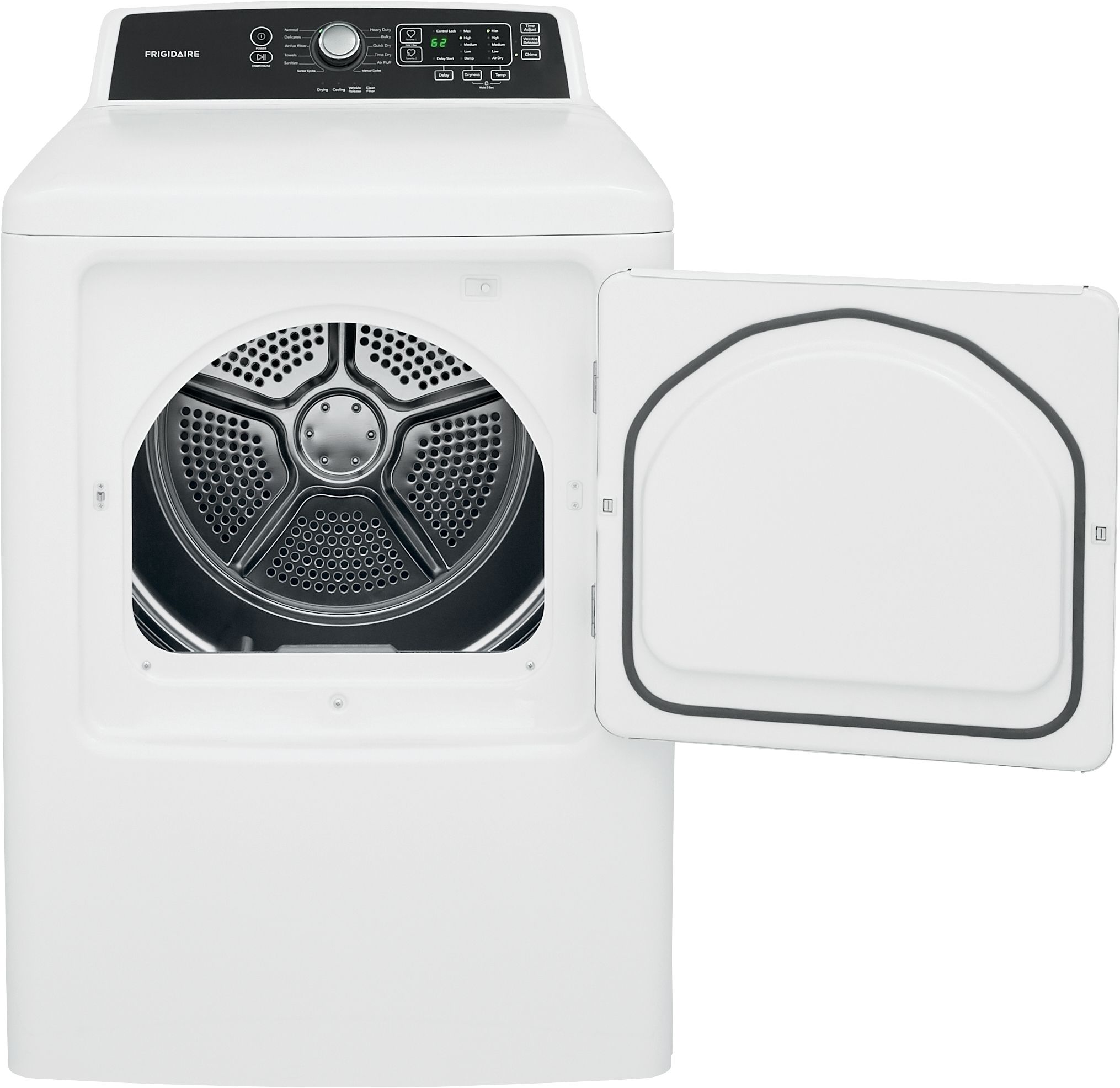 Frigidaire 6.7 Cu. Ft. White Front Load Electric Dryer Amundson s Appliance