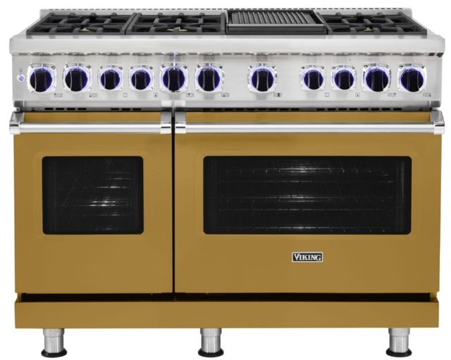 Viking® 7 Series 48'' Golden Hour Liquid Propane Dual Fuel Range with ...