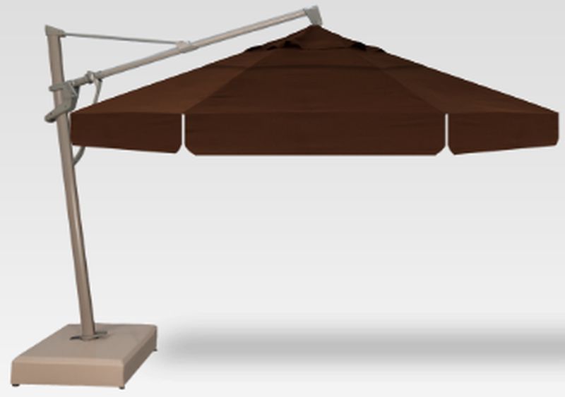 Treasure Gardens® AKZP13 PLUS Cantilever Chocolate Umbrella | Snook's ...