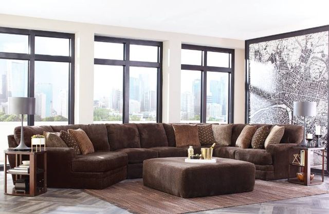 Jackson Furniture Mammoth 3-Piece Chocolate Sectional | Jarons ...