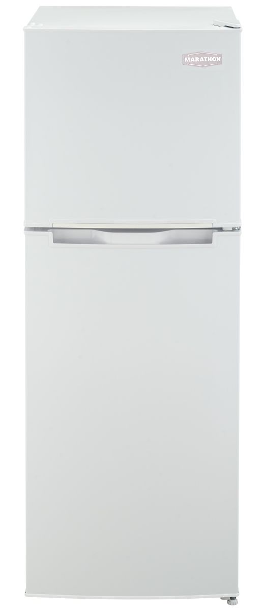 Marathon Appliances Deluxe 4.8 Cu. Ft. White Counter Depth Top Freezer ...
