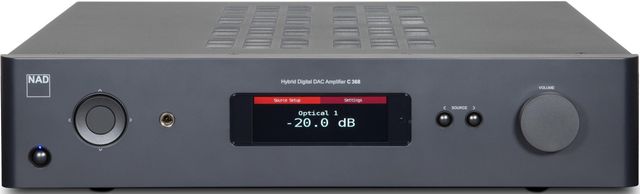 NAD C 368 2 Channel Hybrid Digital DAC Amplifier | Video General ...