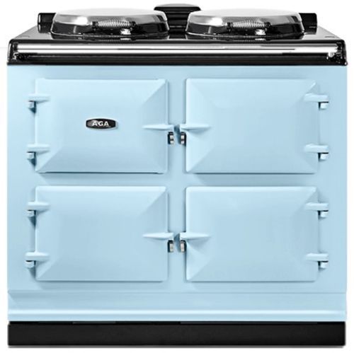 AGA™ R7 Classic Cast Iron 39" Duck Egg Blue Pro Style Electric Range ...