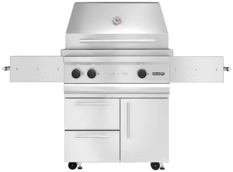 Kalamazoo™ Echo 3 2-Burner Marine-Grade Stainless Steel Freestanding ...