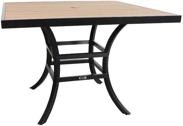 CabanaCoast® Customizable Kensington Wooden 42" Outdoor Square Dining ...