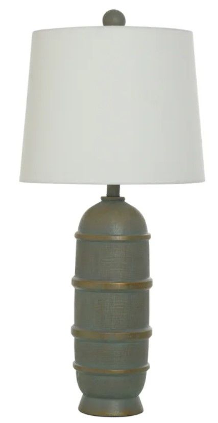 StyleCraft Malta Sage Table Lamp | Miskelly Furniture