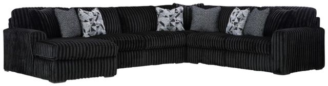 Signature Design by Ashley® Midnight-Madness 4-Piece Onyx Left Arm ...