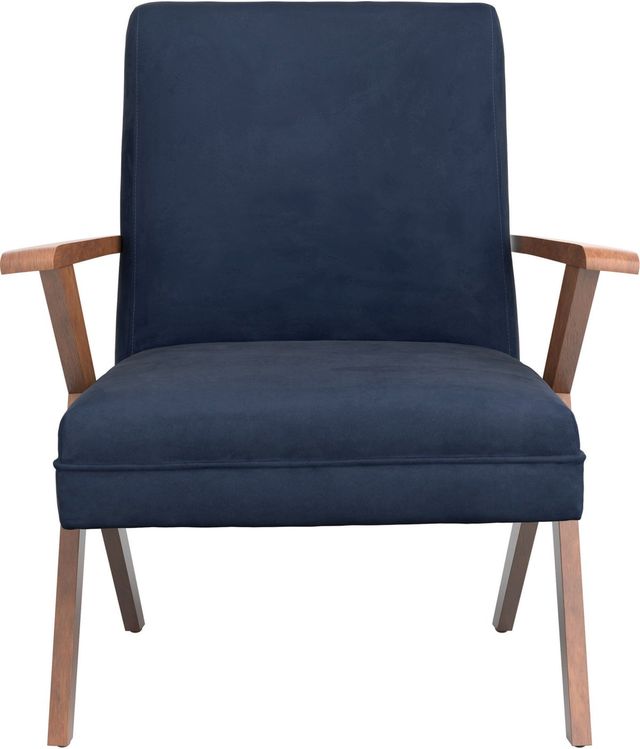 Coaster® Cheryl Dark Blue Accent Chair | Jarons Furniture Outlet ...