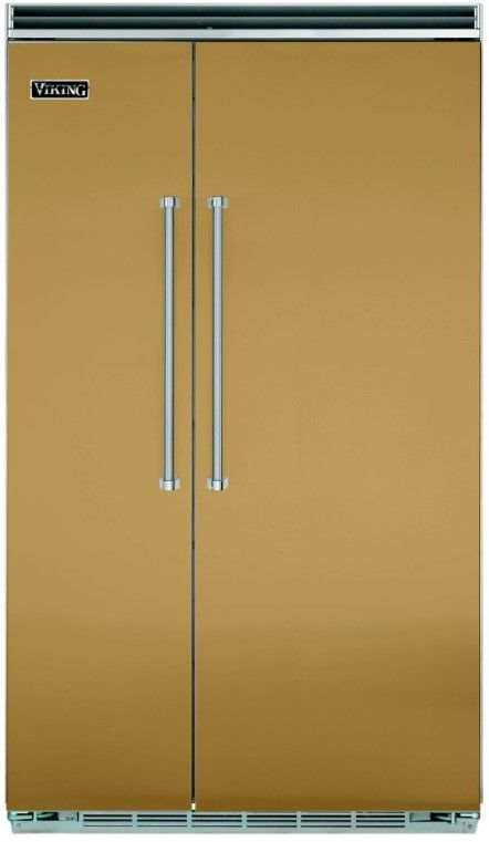 Viking® 5 Series 48" Golden Hour Side by Side Freezer Refrigerator ...