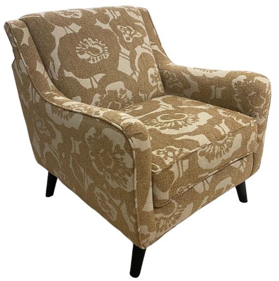 Fusion Furniture Starter Jute Stylized Copper Orange Accent Chair ...