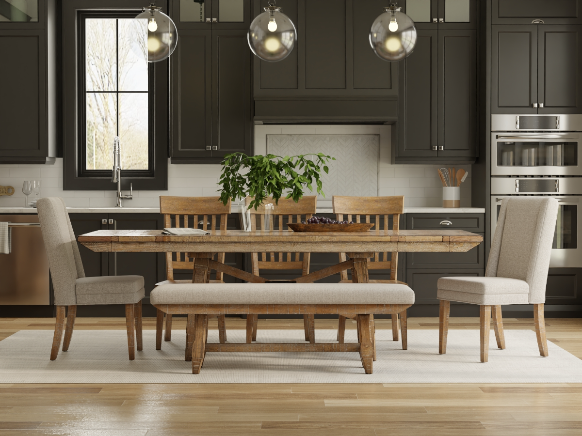 Dale Dining Set Bench Free