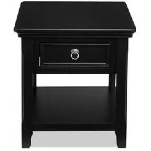 Rustique Black End Table | Big Sandy Superstore | Furniture, Mattress ...