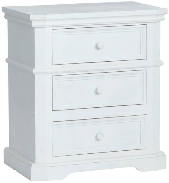 Crestview Collection White Nightstand | Appliance Center of Toledo ...