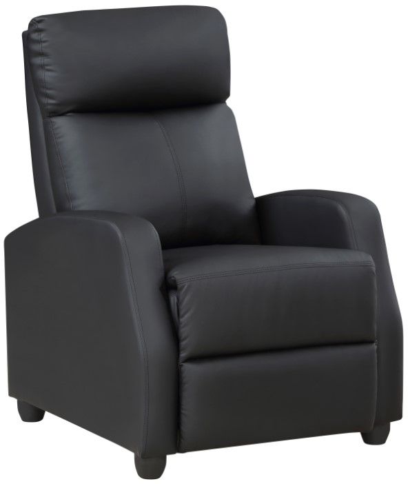 Homelegance® Greenfield Black Push Back Reclining Chair | Gil's ...