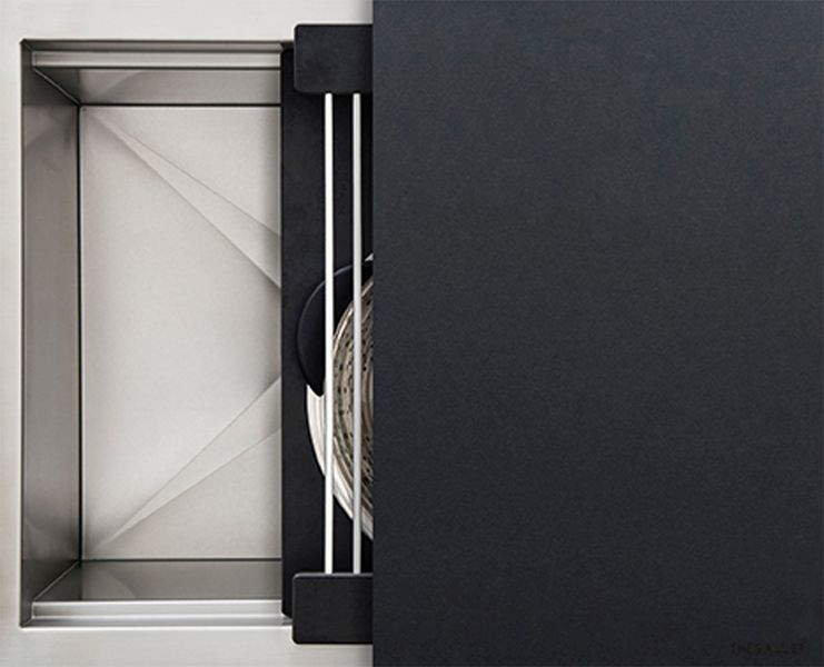 The Galley® Graphite Wood Composite Ideal Workstation® 2C