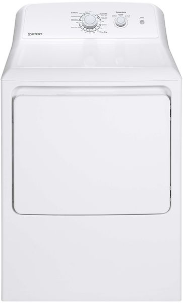 Moffat 6.2 Cu. Ft. White Front Load Electric Dryer | Otto's Home Appliance