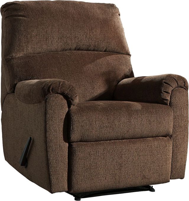Signature Design by Ashley® Nerviano Chocolate Manual Zero Wall Recliner | Chediac's Brandsource ...