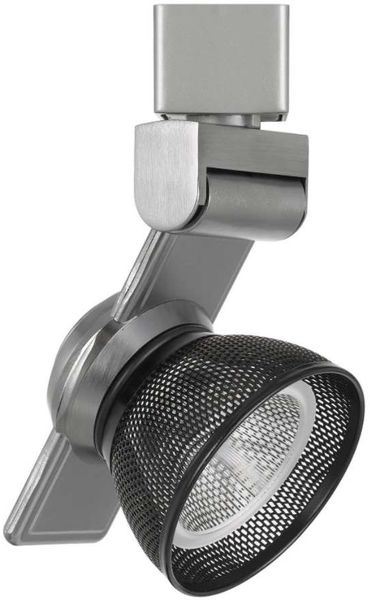 Cal® Lighting & Accessories Black/Brushed Steel Track Light | Great ...