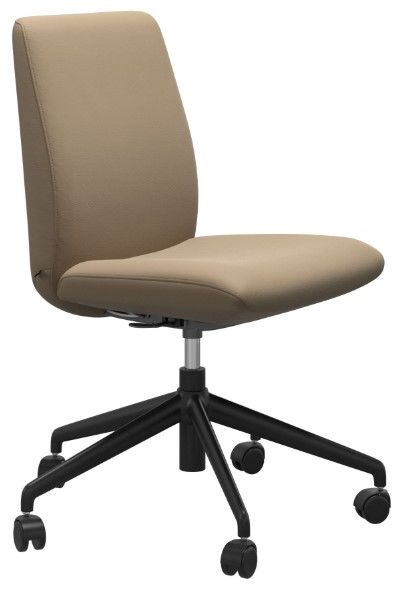 Stressless® by Ekornes® Customizable Laurel Large Low-Back Home Office ...