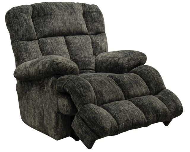 Catnapper® Power Lay Flat Chaise Recliner - Charcoal | Fischer ...