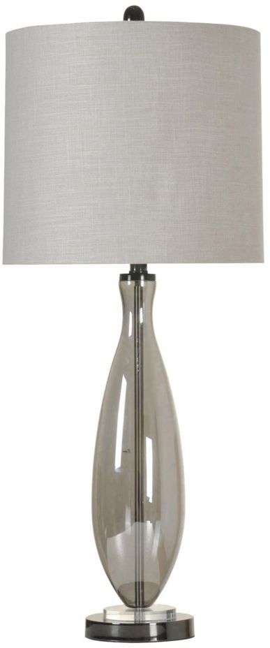 StyleCraft Smoke Glass Table Lamp | Fischer Furniture | Rapid City, SD