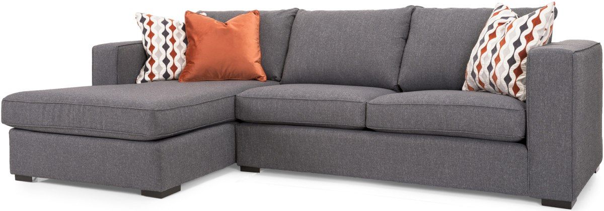 Decor-Rest® Furniture LTD 2900 2-Piece Left-Arm Facing Sectional and ...