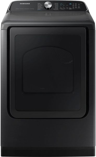 Samsung 7.4 Cu. Ft. Brushed Black Front Load Gas Dryer | Grand ...