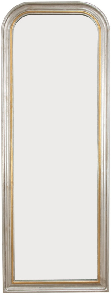 Zeugma Imports Silver and Gold Floor Length Mirror | Miskelly Furniture