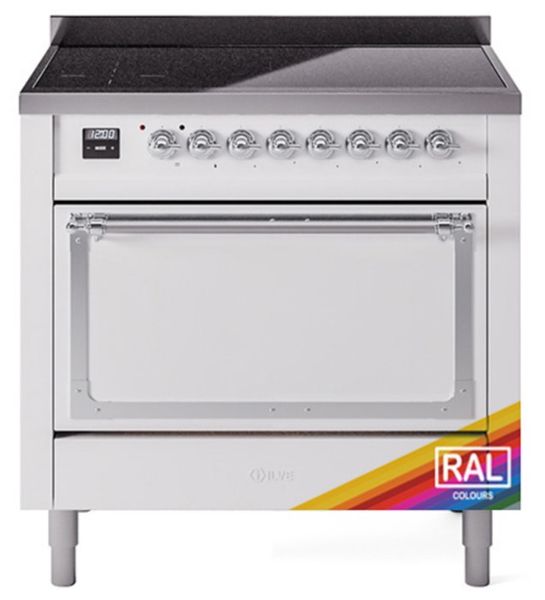 Ilve® Nostalgie II Noblesse 36'' Custom RAL Color Pro Style Induction ...