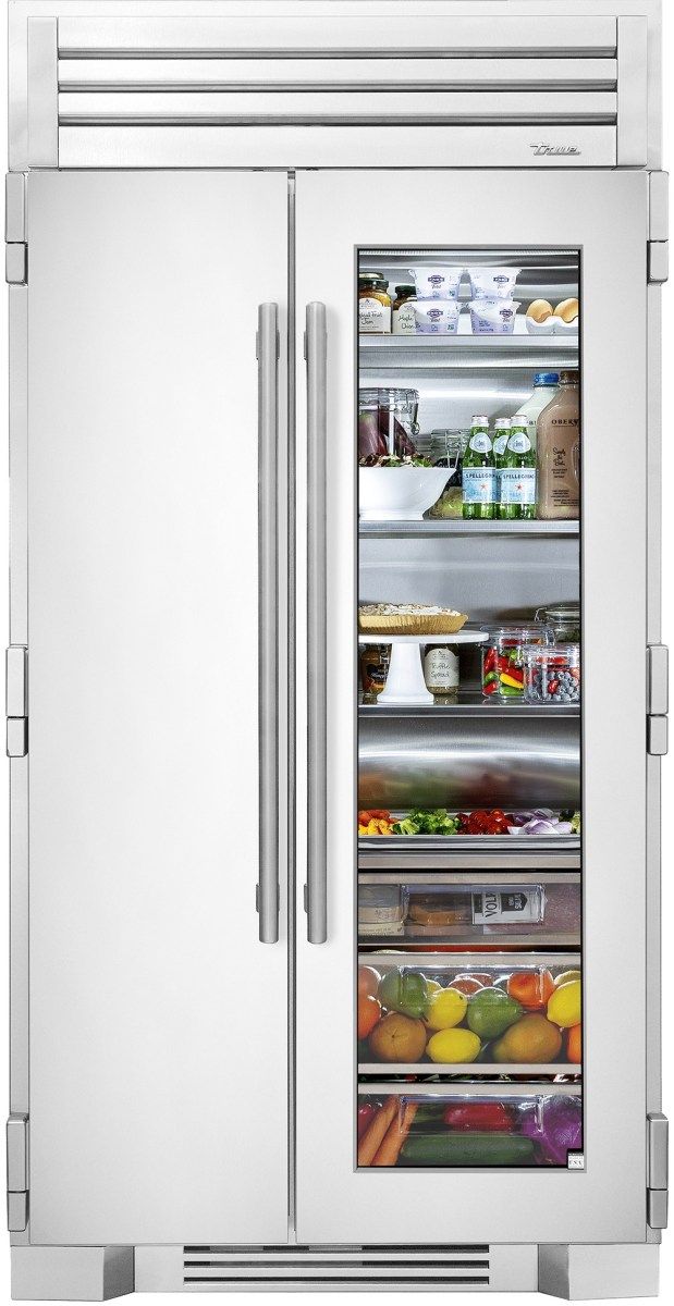 True® 42 in. 24.4 Cu. Ft. Stainless Steel Built In Side-by-Side ...