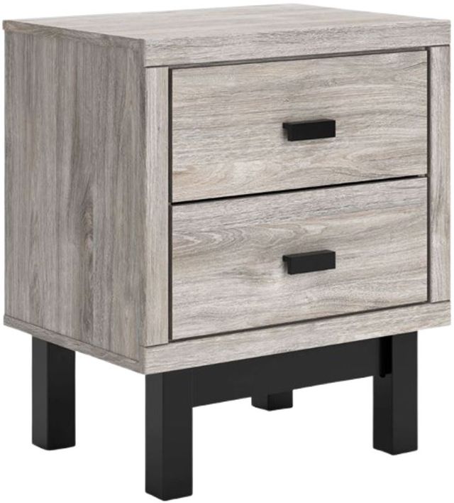 Signature Design by Ashley® Vessalli Light Gray Nightstand | Maine's ...