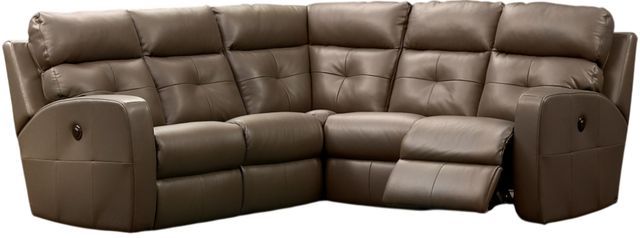 Elran Customizable Chloe 5-Piece Curved Manual Reclining Sectional ...