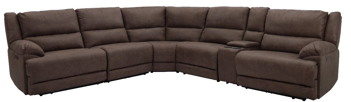 CHEERS Texas Slate 6 Piece Power Reclining Sectional | Miskelly Furniture