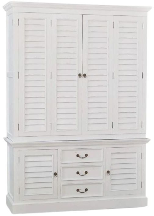 Bramble Customizable Heather Shutter Wardrobe | Livingston, TN