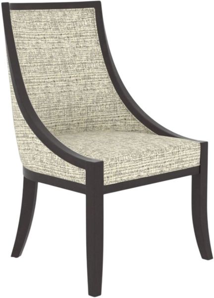 Canadel Core 319A Ebony Washed Upholstered Dining Arm Chair | Darvin ...