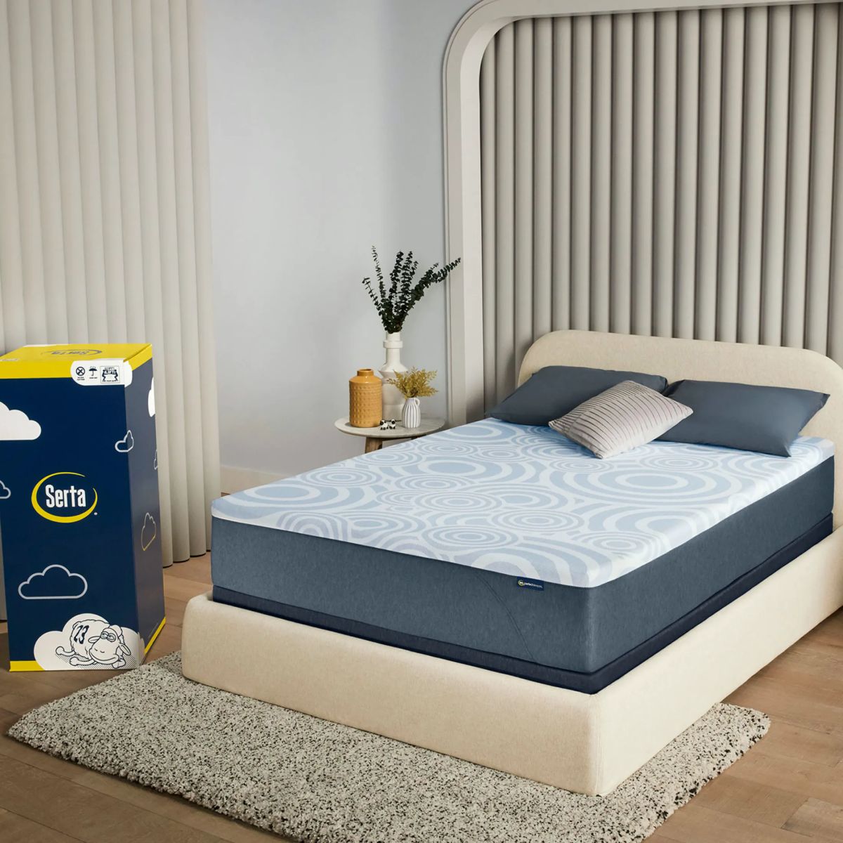 Serta Perfect Sleeper Splendid Slumber 12 Gel Memory Foam Medium Tight Top Full Mattress in a Box Romberger Furniture Valley View PA