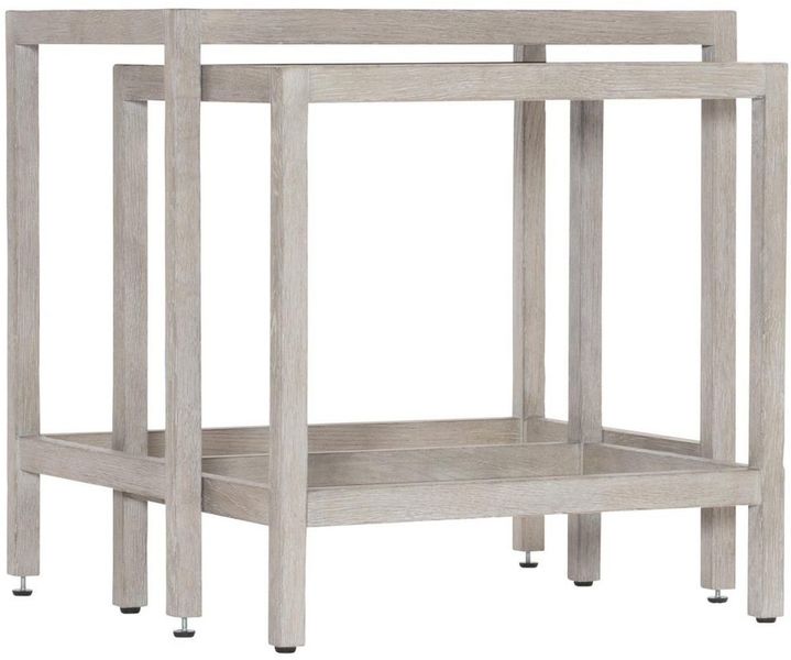 Bernhardt Albion Pewter Nesting Table | Fischer Furniture | Rapid City, SD