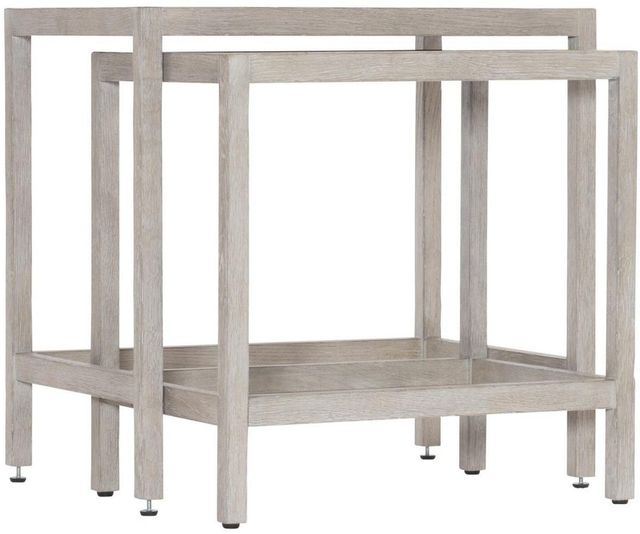 Bernhardt Albion Pewter Nesting Table | Fischer Furniture | Rapid City, SD