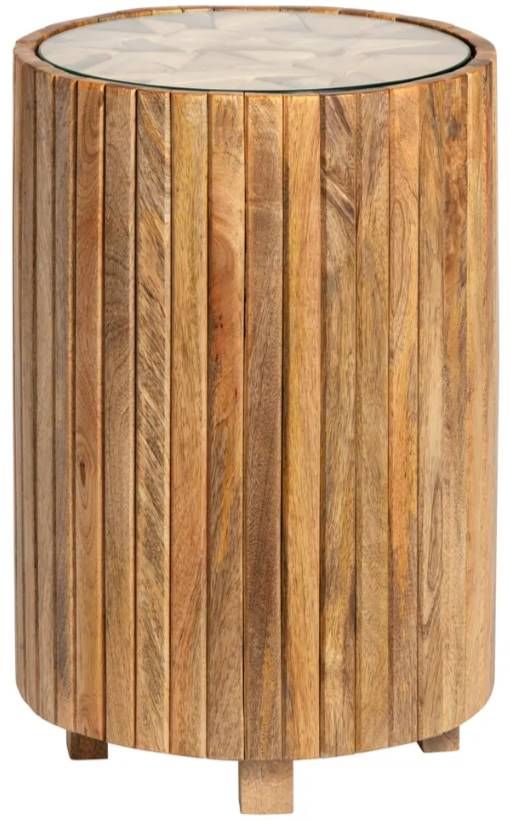 Crestview Collection Timberline Stained Accent Table | The Cleveland ...