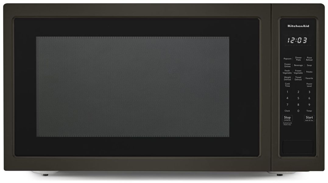 KitchenAid® 2.2 Cu. Ft. Black Stainless Steel Countertop Microwave ...