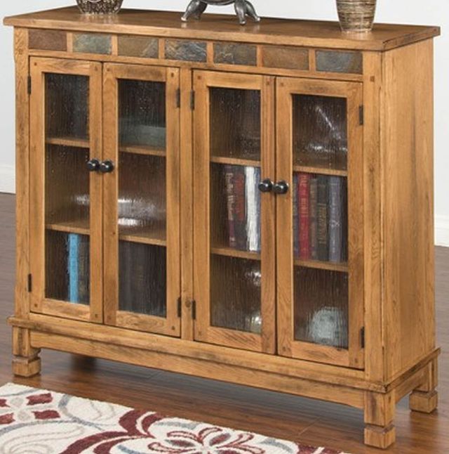 Sunny Designs™ Sedona Rustic Oak Bookcase | Kubin's Furniture ...